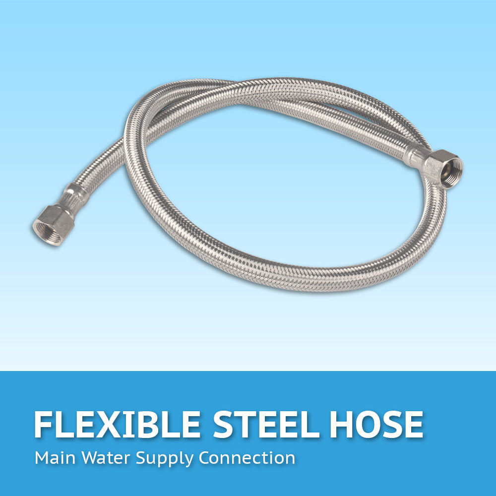 Flexible Steel Hose - Main Water Supply Connection (28") - In My Bathroom